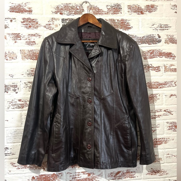Maxima | Jackets & Coats | Vintage Maxima Wilson Leather Jacket 9s ...